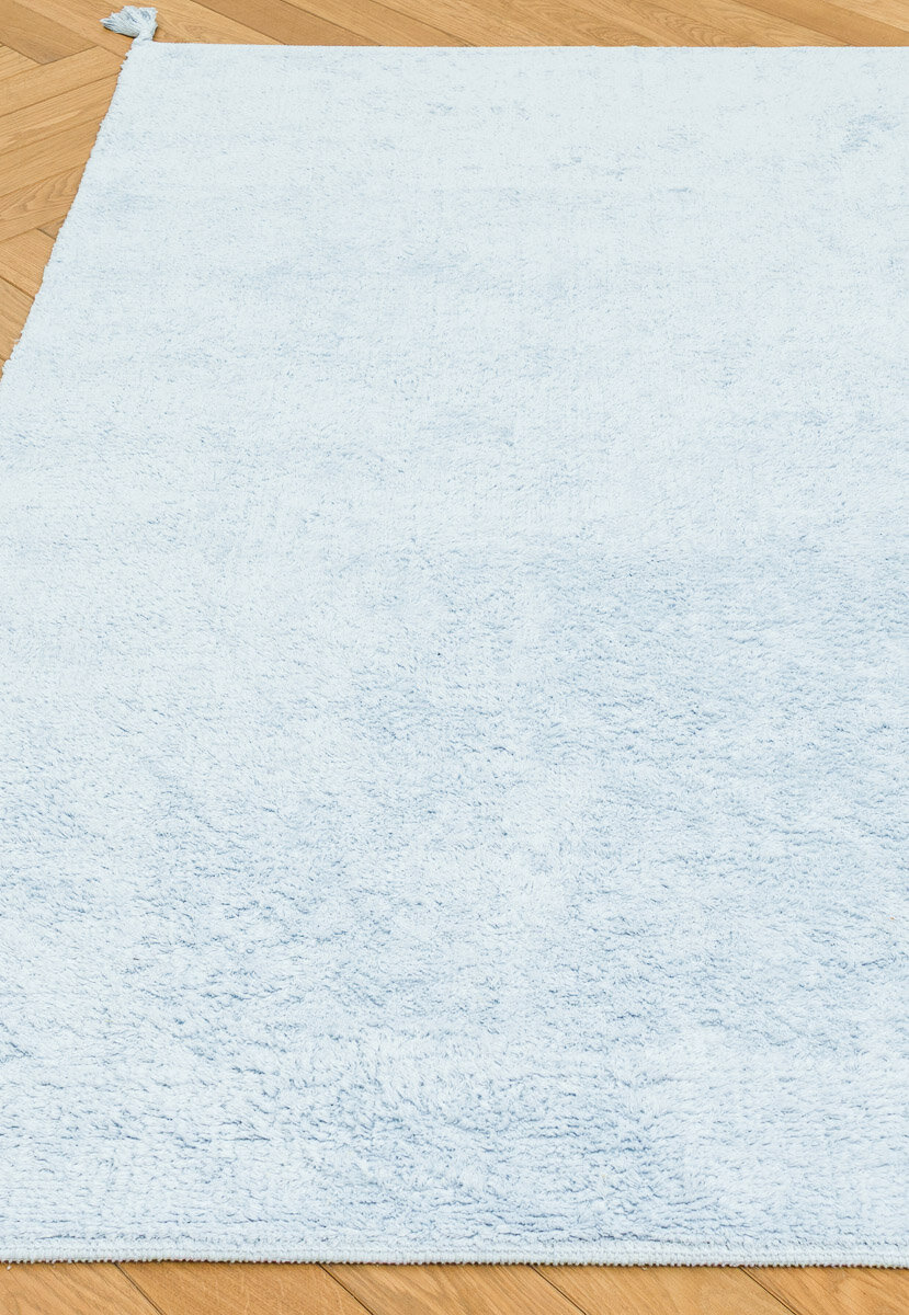 Турецкий ковер хлопковый 120*180 см Cotton Boon CBN Plain Blue