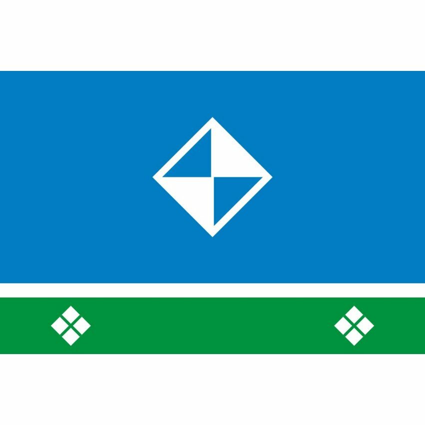 Флаг Мирного (Якутия) 135x90 см.