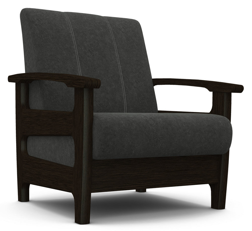 Кресло отдыха "Омега", пенополиуретан, массив берёзы, 73 см x 83 см x 91 см