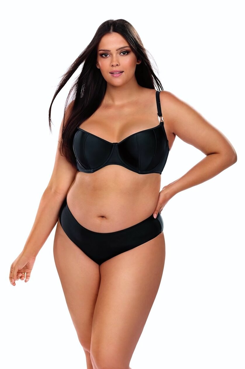 Купальник Элегантный раздельный купальник с чашками на тонком поролоне