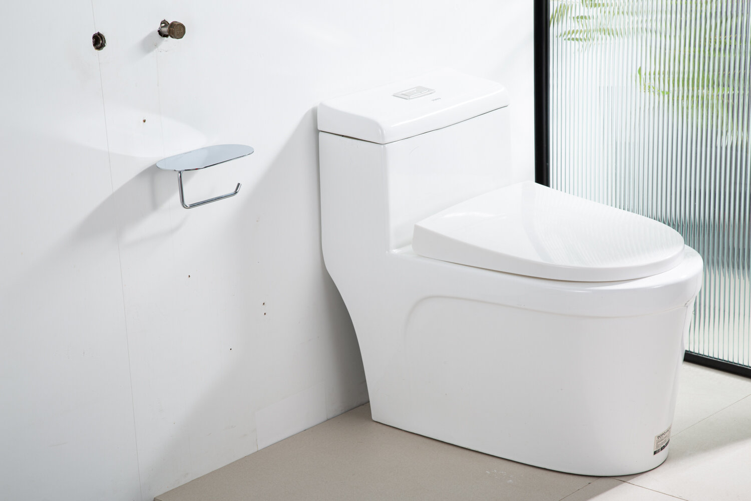 Бумагодержатель с полочкой "GAPPO" G30703, настенный, нержавеющая сталь, хром