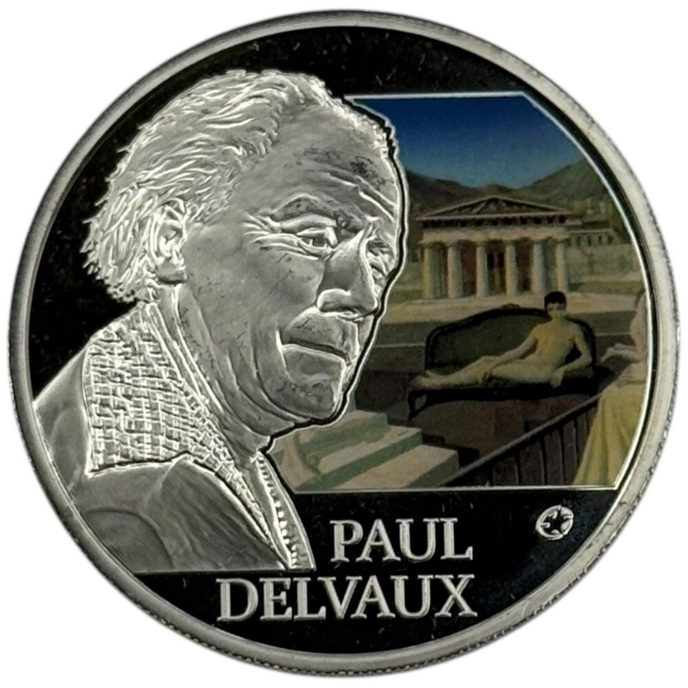 Бельгия 10 евро 2012 г. (115 лет со дня рождения Поля Дельво) (Proof)