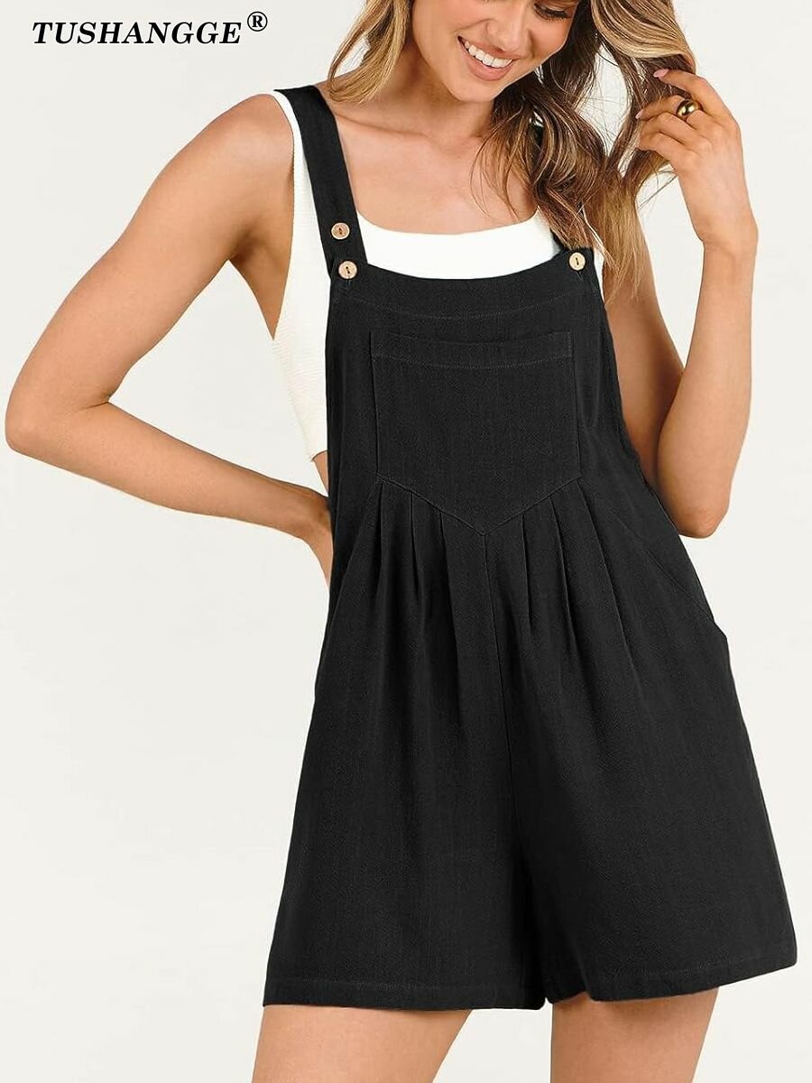 Комбинезон Летний Женский Оверсайз