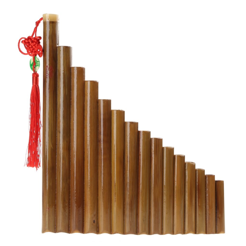 Китайский G-ключ Флейта Сяо Пан Флейта Народные музыкальные инструменты Пан-флейта 15 натуральных бамбуковых трубок Духовой инструмент Тапочки