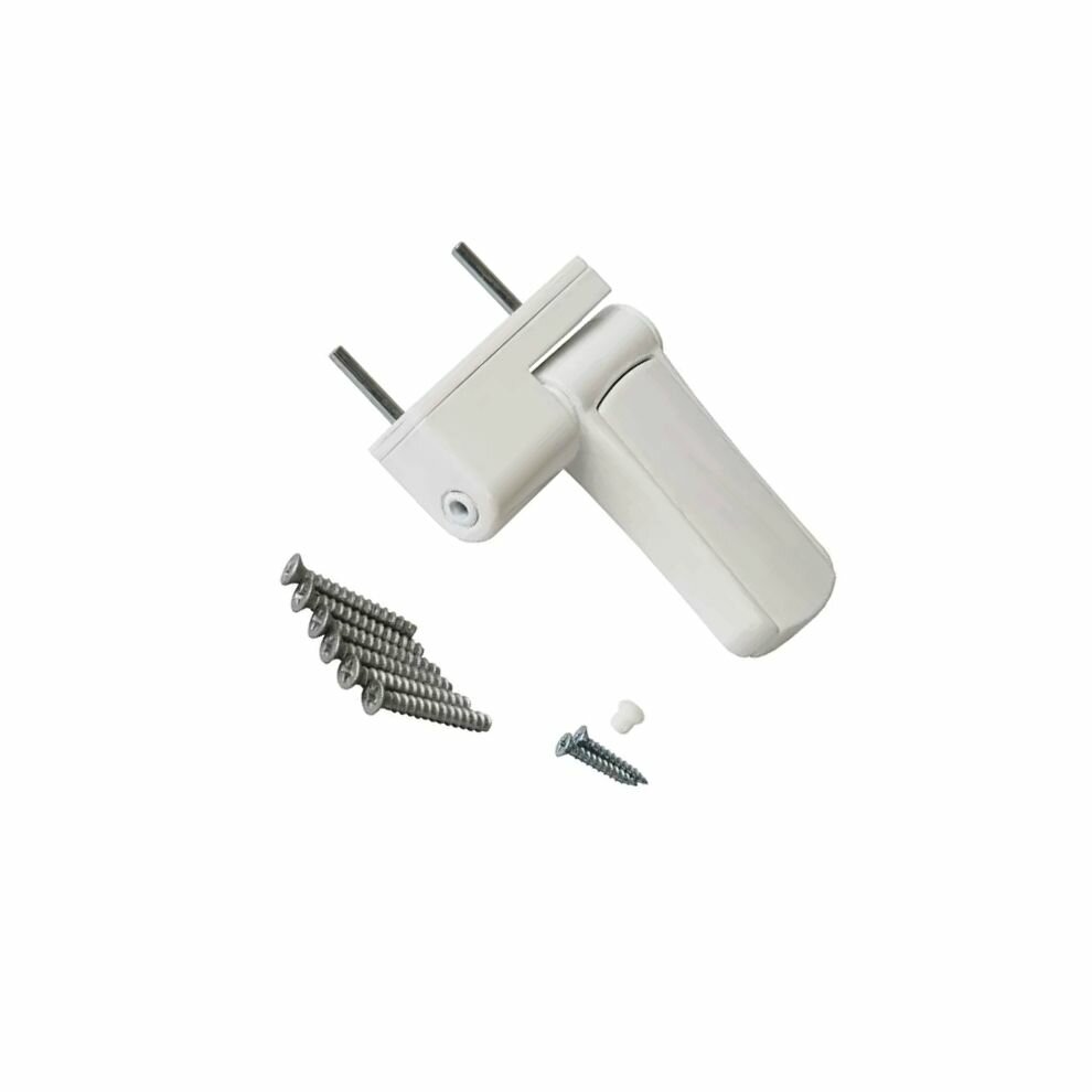 Петля дверная ECO Tiger 16-19 мм, Белый RAL9016 1 ком.