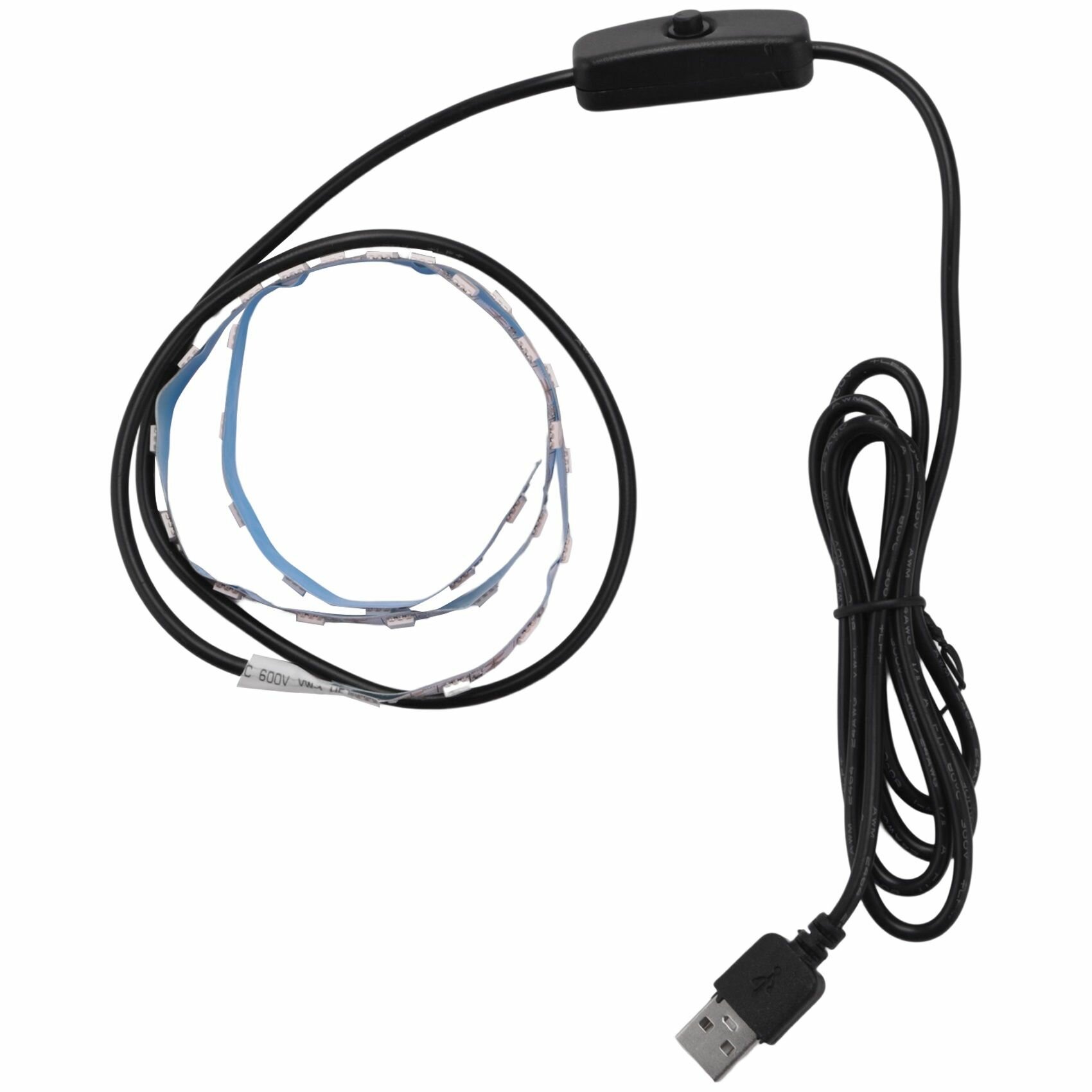 Бактерицидная дезинфекционная лампа UVC, 5 В, бактерицидная лампа, световые полосы от клещей, светодиодная лента, 50X1 см