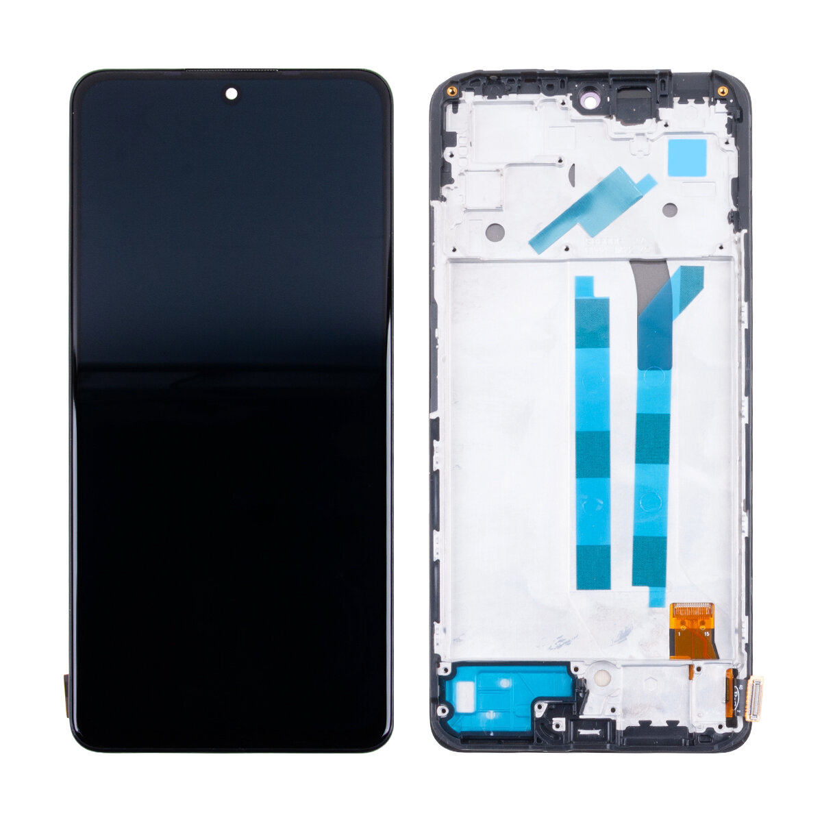 Дисплей для Xiaomi Redmi Note 11 Pro 4G/5G/Poco X4 Pro 5G модуль Черный - (OLED)