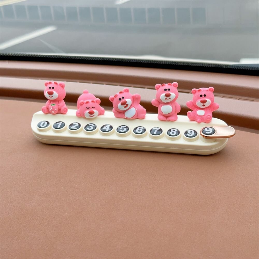 Новый временный парковочный знак для автомобиля, милый ароматерапевтический знак для переезда, креативный парковочный орнамент для интерьера автомобиля