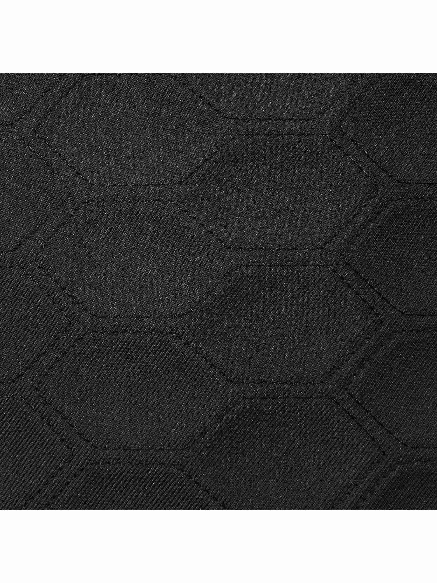 Жаккард стёганый «intipi» Snake (чёрный/чёрный, ширина 1.40 м, толщина 3 мм) belais #21729