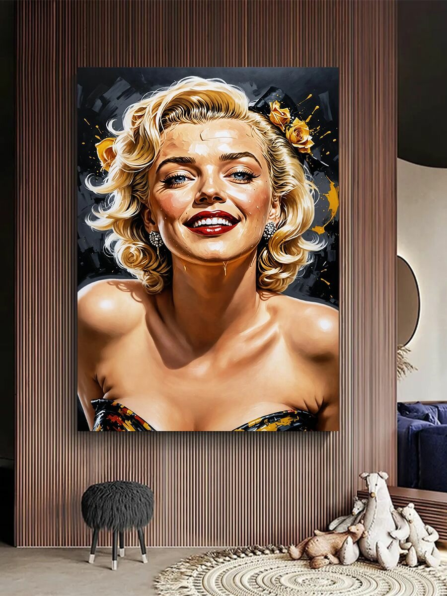 Картина на стену - "Marilyn Monroe / Мерилин Монро" , 50х70 см.