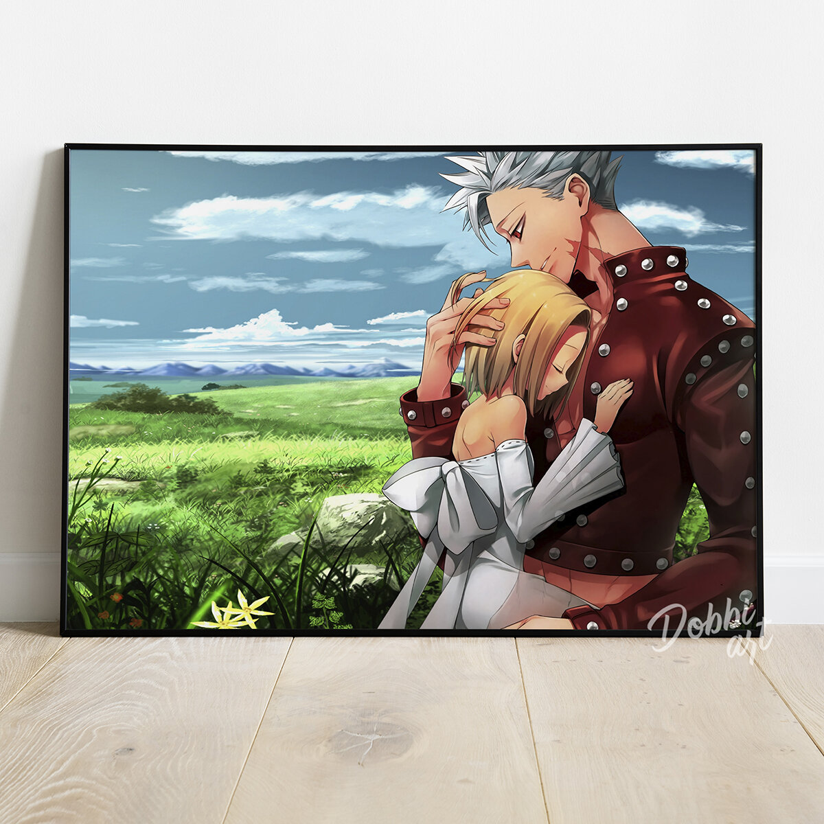 Постер 7 смертных грехов 30х40 см без рамы/ The Seven Deadly Sins/ Аниме, манга/ Постер для интерьера/ Декор на стену/ Постер для дома, офиса/ Плакат интерьерный/ Плакат Аниме/ Бан/ Элейн/ Подарок парню/ Подарок девушке/ Картина для интерьера