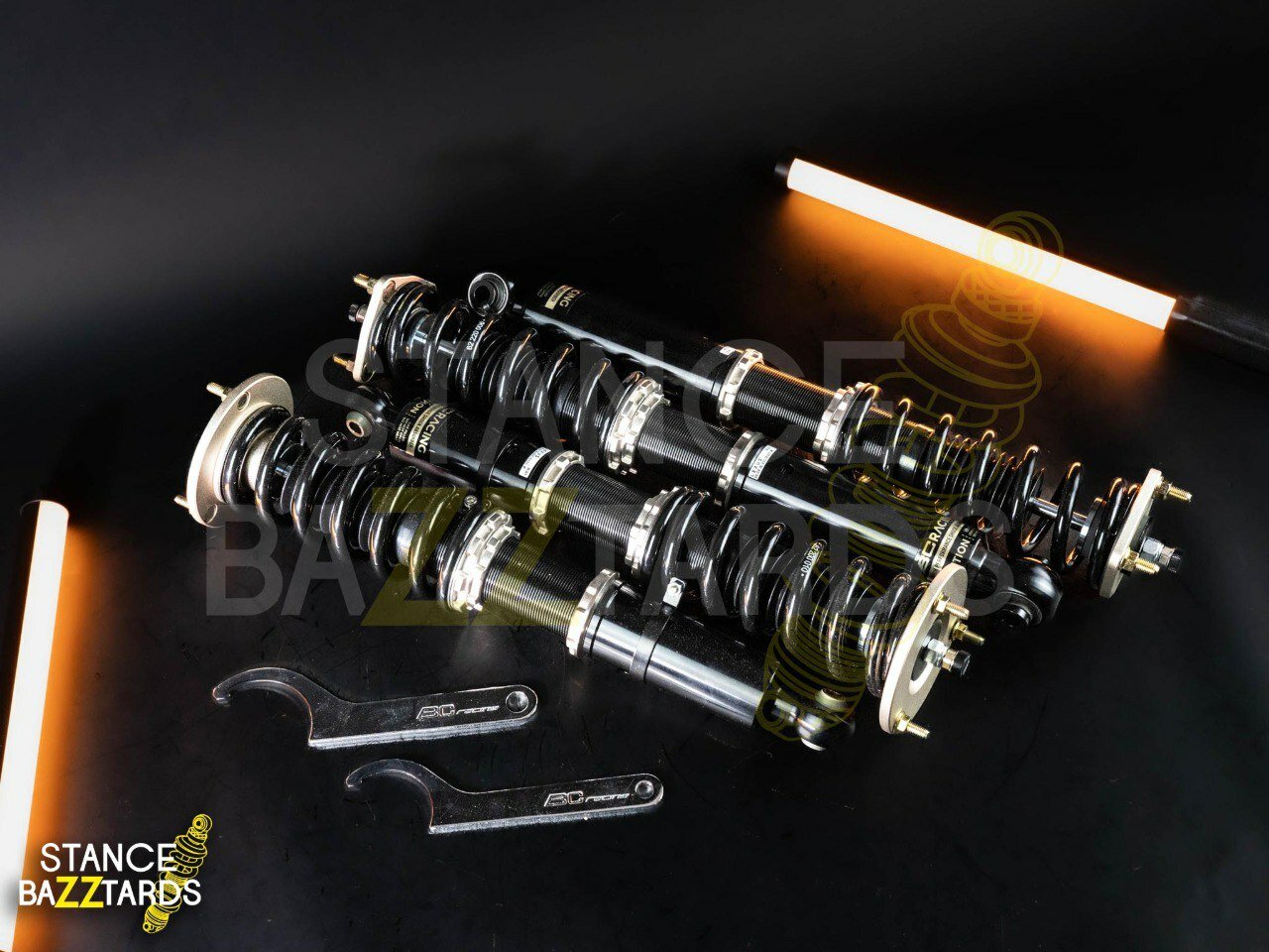 Комплект винтовой подвески (койловеров) BC Racing серия BR тип RS с регулировками Toyota Altezza GXE10/JEC10, 1999-2005, R-01BRRS