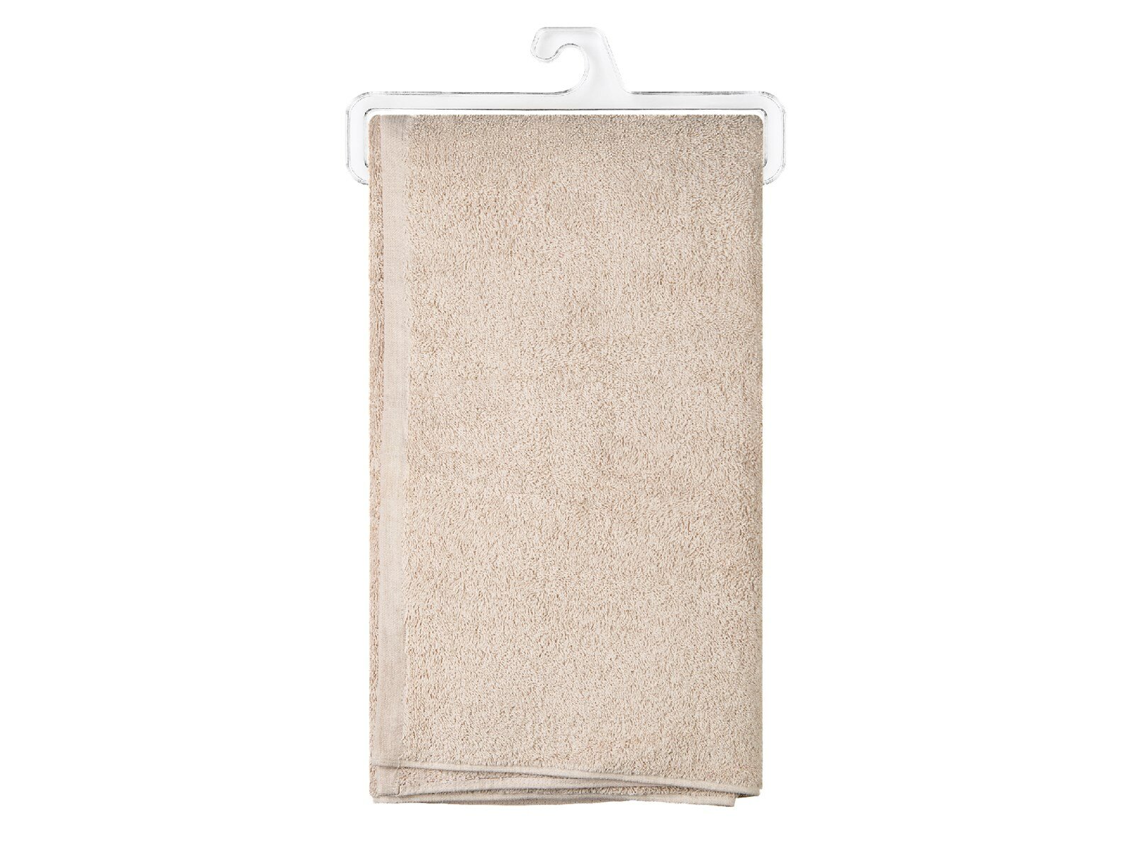 Tarrington House Полотенце хлопок бежевое махровое 500 г/м2, 90 х 150см