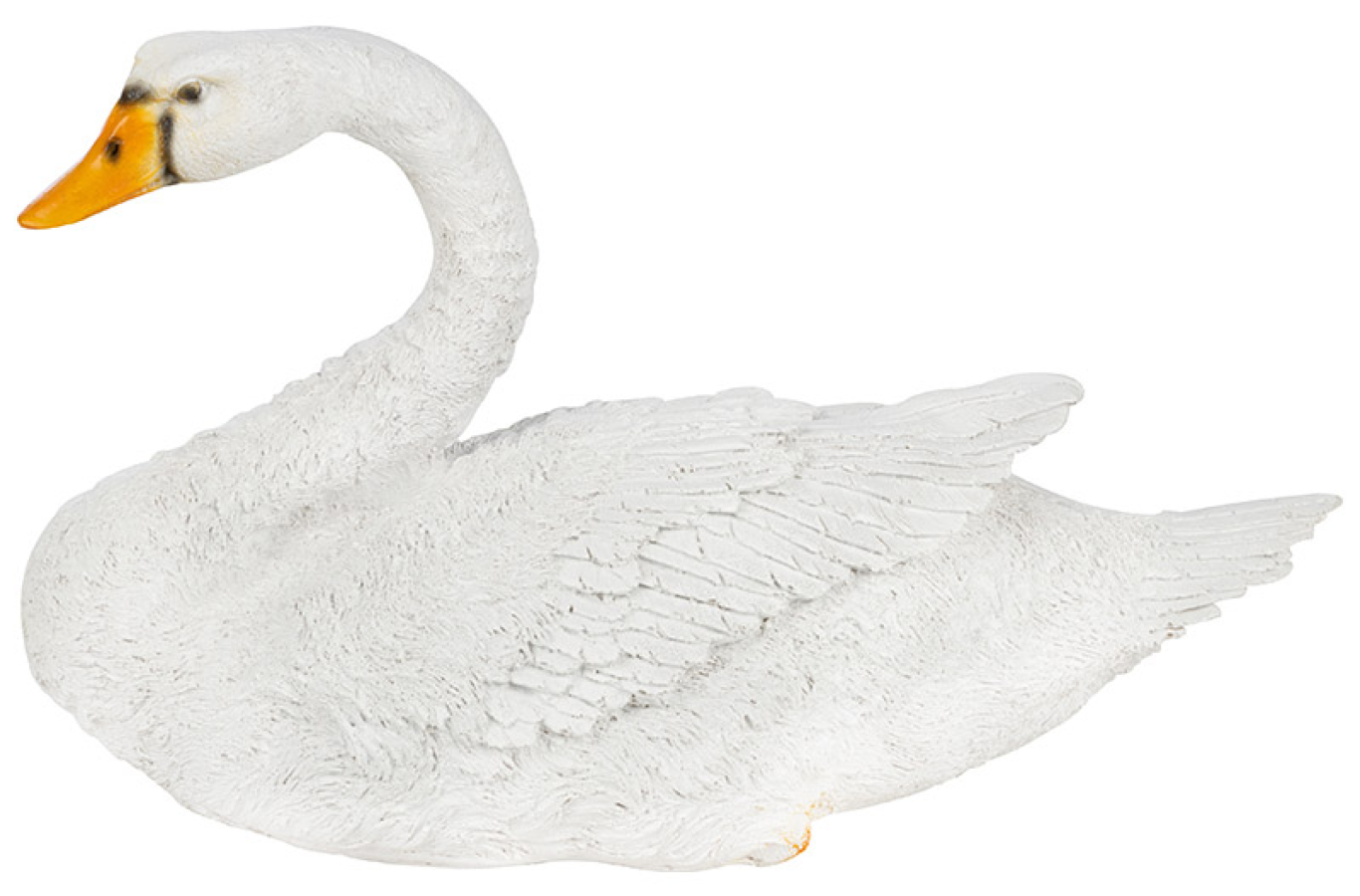 Фигурка садовая Park / Парк Лебедь декоративная, из полистоуна, 49х21х28см / дом и сад