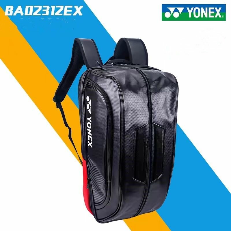 Yonex/Новый многофункциональный рюкзак для бадминтона большой емкости, вмещающий 2-5 ракеток