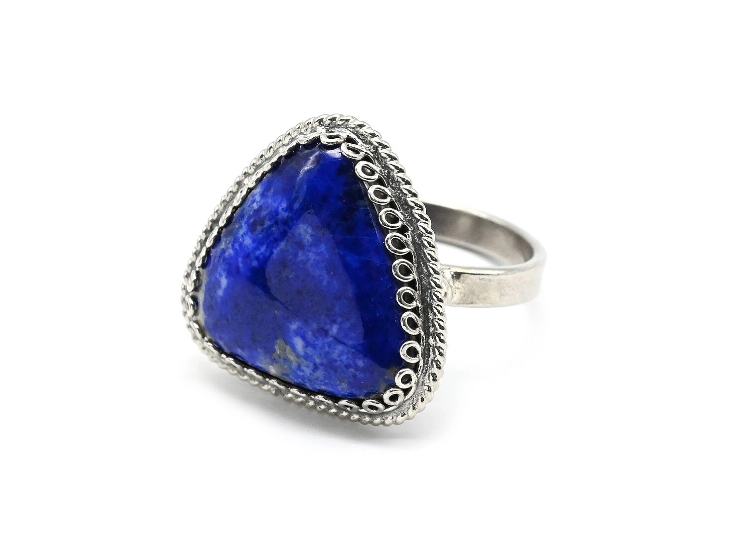 Кольцо, лазурит