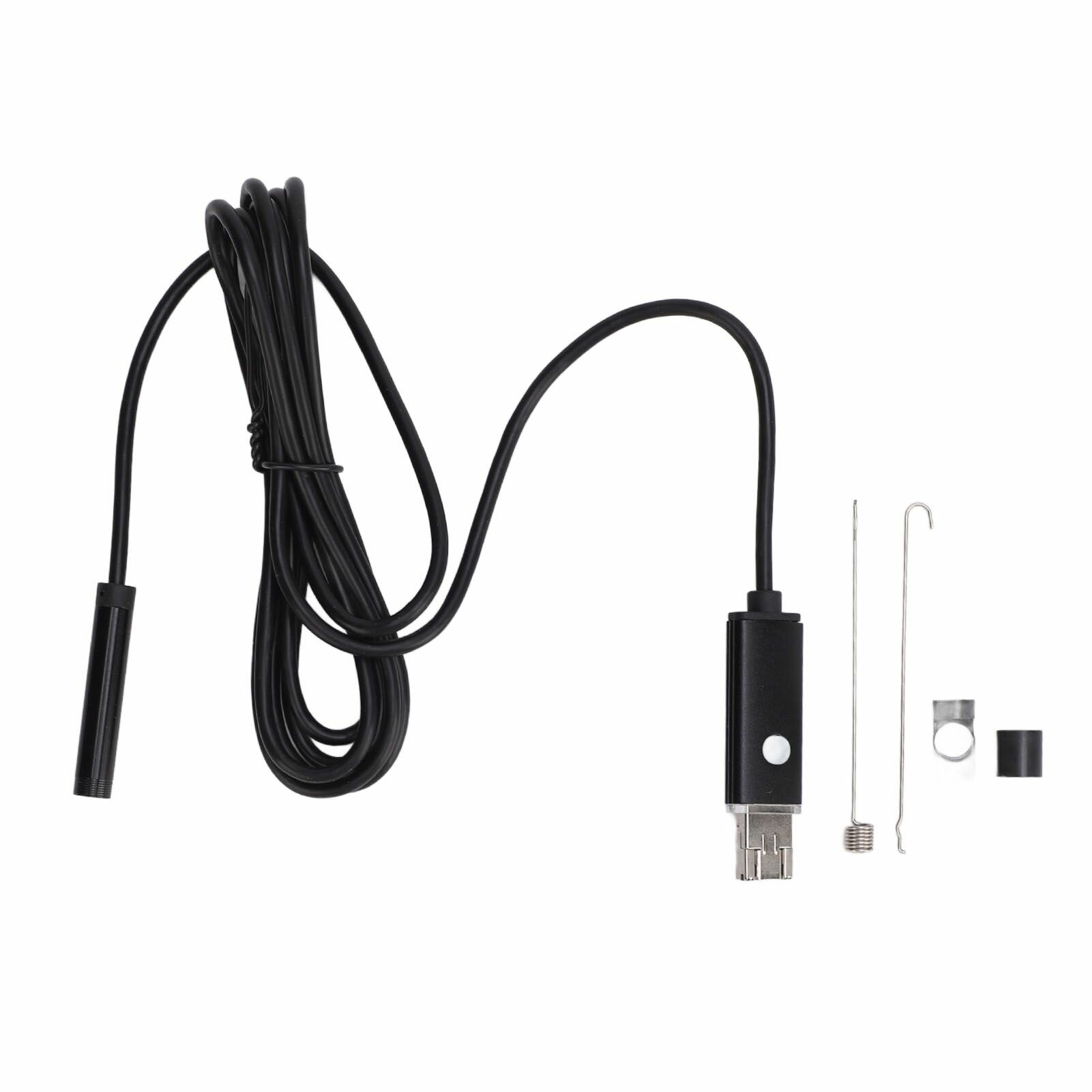 USB эндоскоп 2-в-1, 8 мм, IP67, водонепр, для Android/PC (2 м)