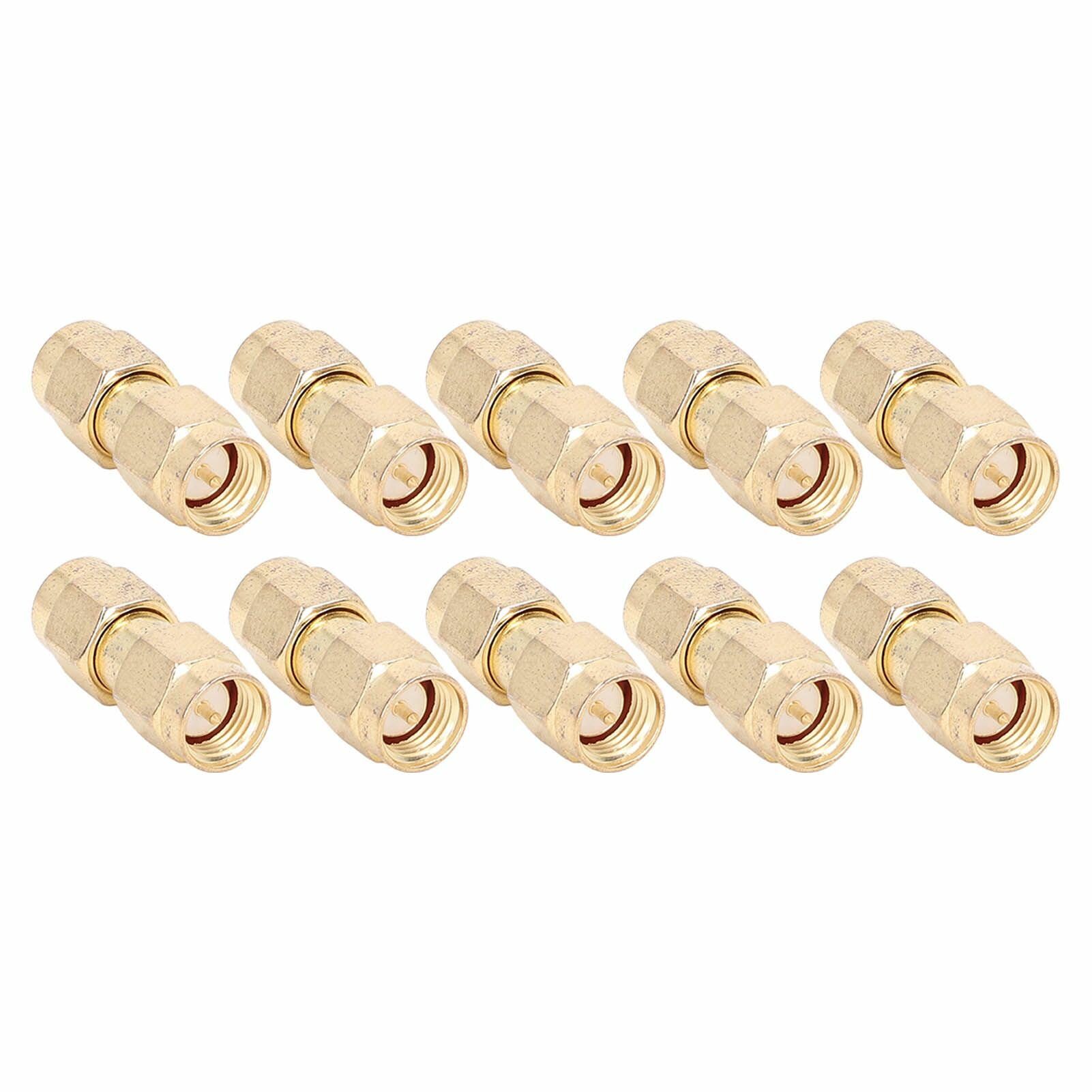 10 шт. РЧ-адаптер для коаксиального кабеля SMAJJ, набор аксессуаров для разъема коаксиальной линии папа-папа