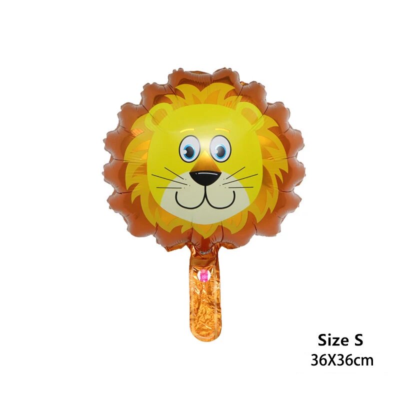 Шары в форме льва, 10шт, Lion head