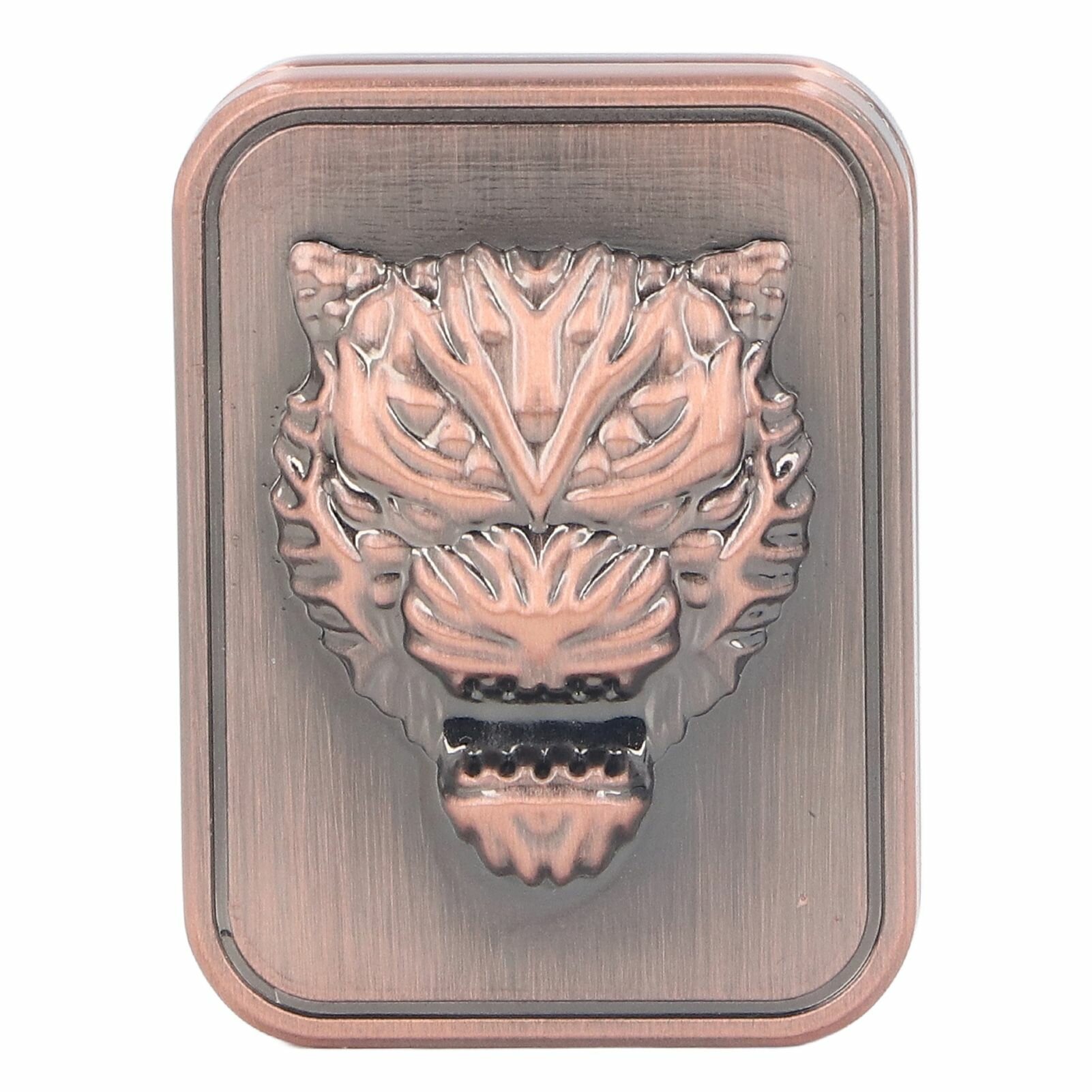 Металлический слайдер-магнит череп для снятия стресса, портативный, engraved, 44 x 33 x 8 мм, подходит для офиса и отдыха