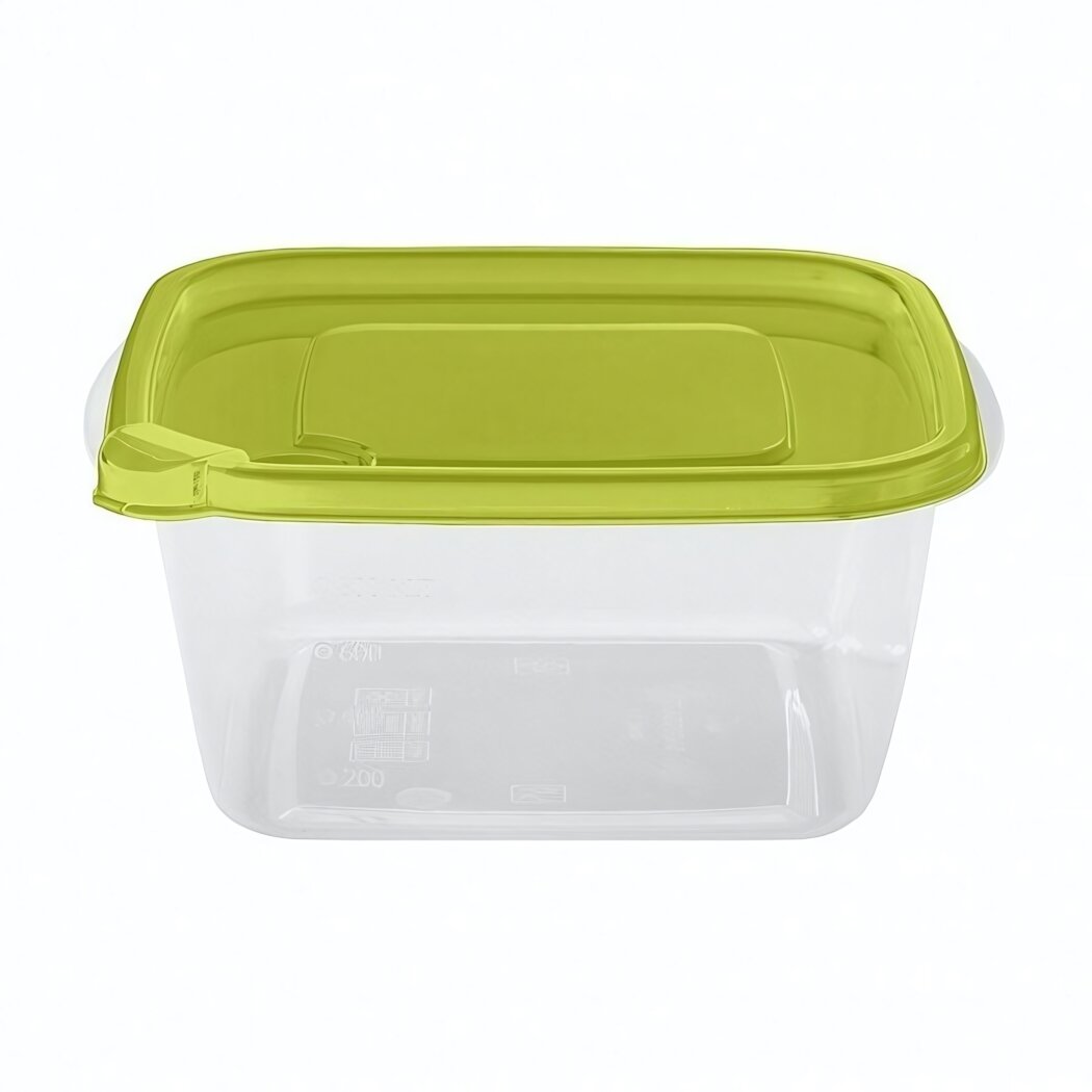 Контейнер с клапаном 'фрэш' 1л, зеленая крышка, для микроволновки и холодильника