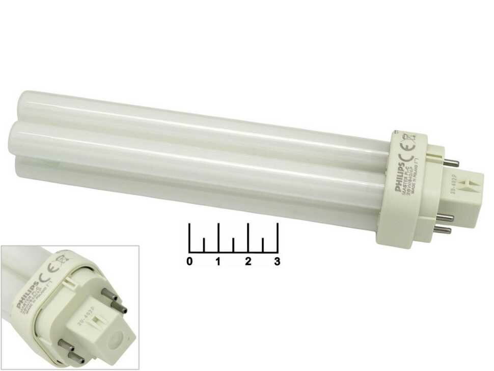 Лампа люминесцентная 26W G24Q-3 840 4000K белый Philips 4 контакта