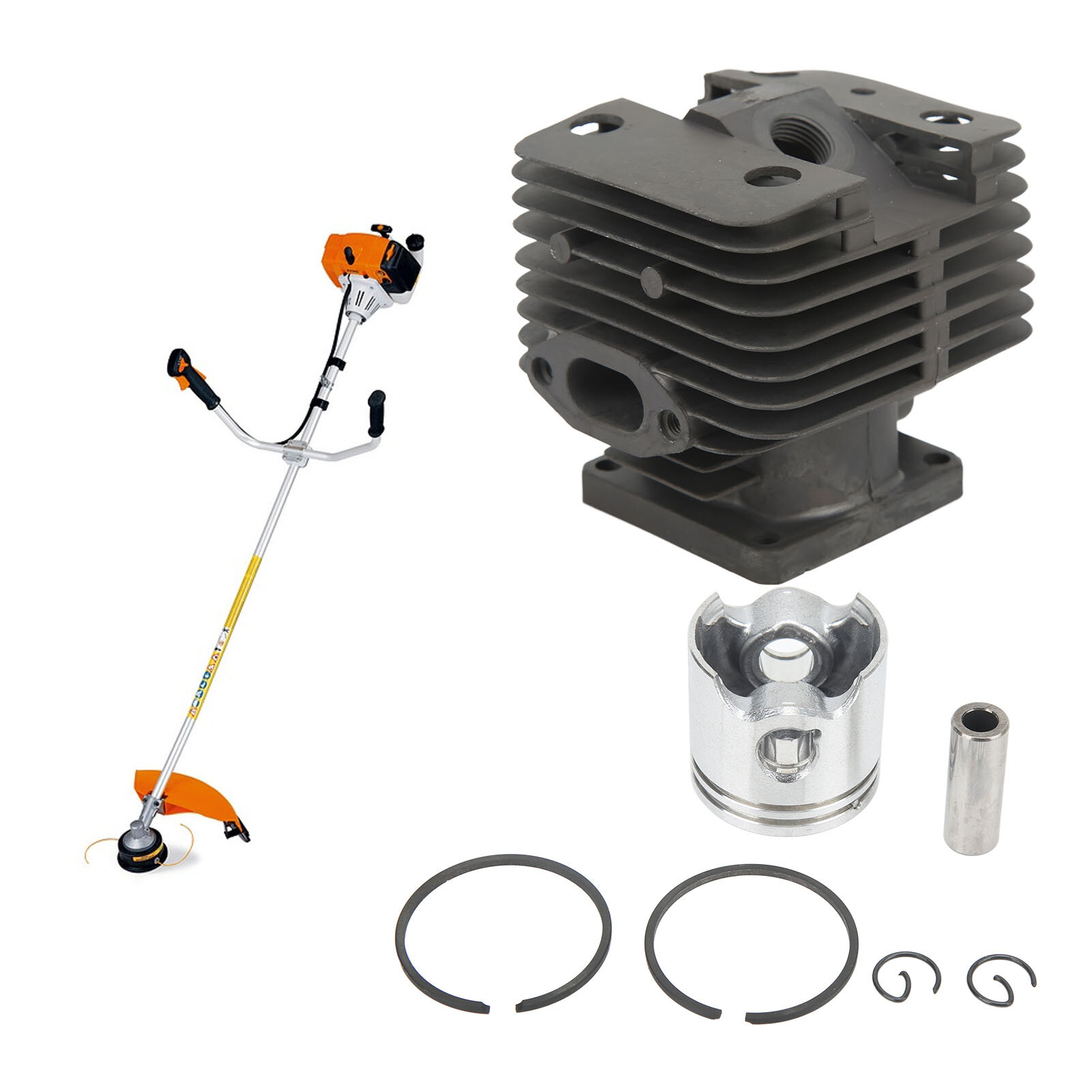 Комплект поршневых колец цилиндра 35 мм, запасные части для триммера 4134 020 1213 для кустореза Stihl FS120