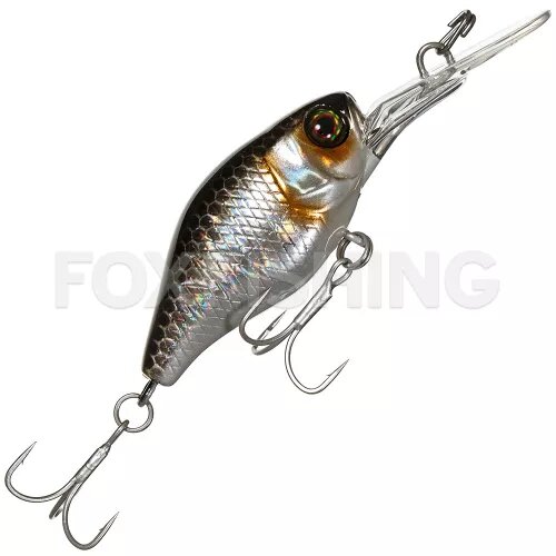 Воблер Jackall Chubby 38мм. Diving 4,3гр. до 2м. silver & black floating