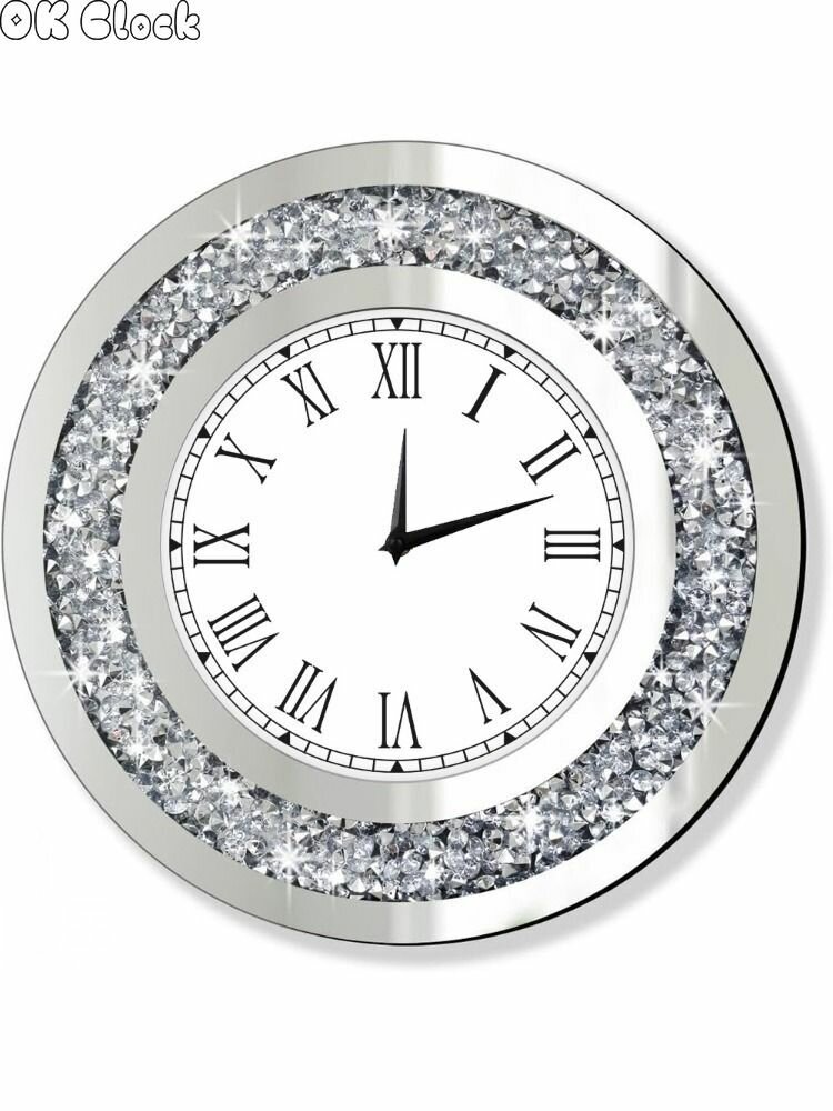 Настенные часы с бриллиантами