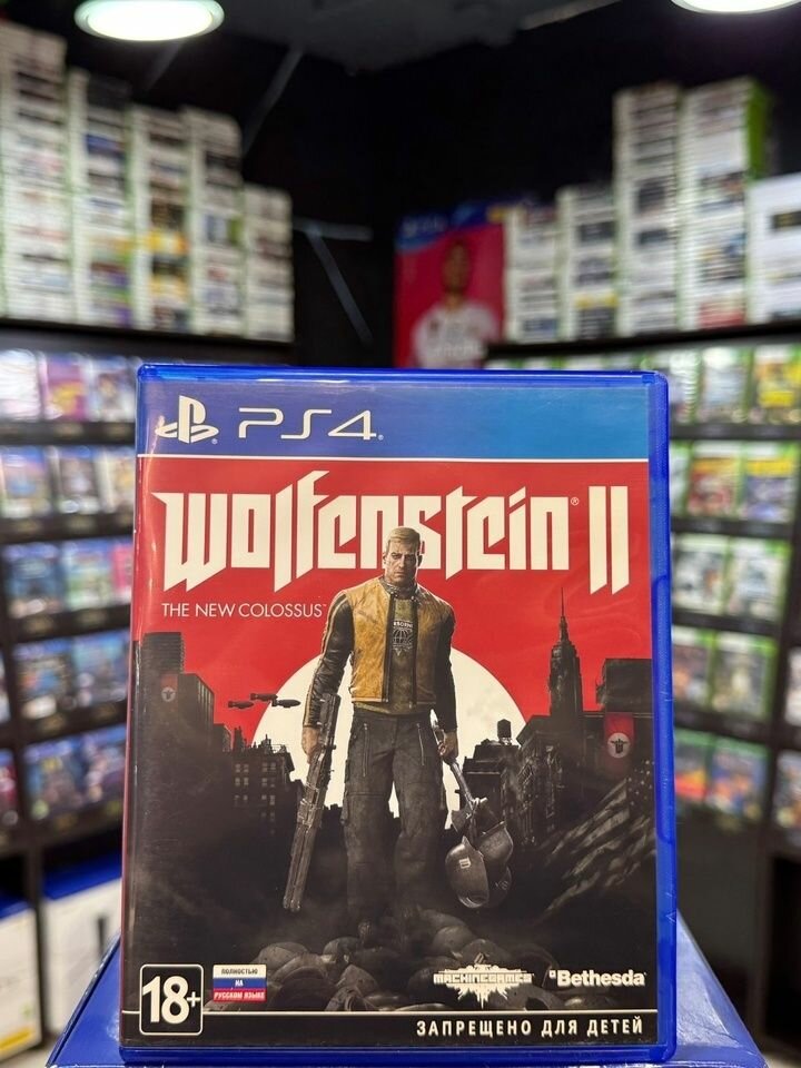Игра Wolfenstein II: The New Colossus PS4 (Русская версия) (Box)