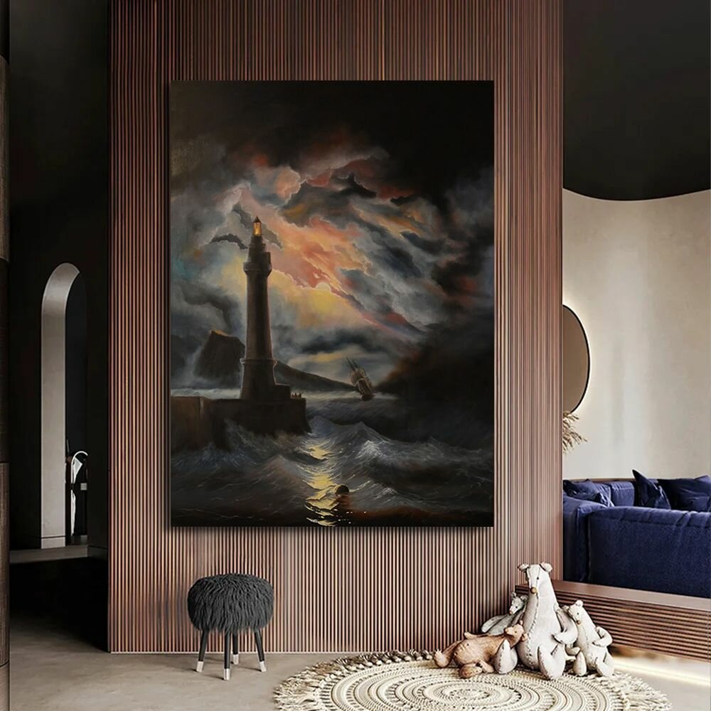 Картина репродукция, Айвазовский "Хаос. Сотворение мира", 60х80 см.