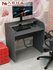 Стол письменный Мебельная фабрика Лена №3, с полками, цвет антрацит, ЛДСП
