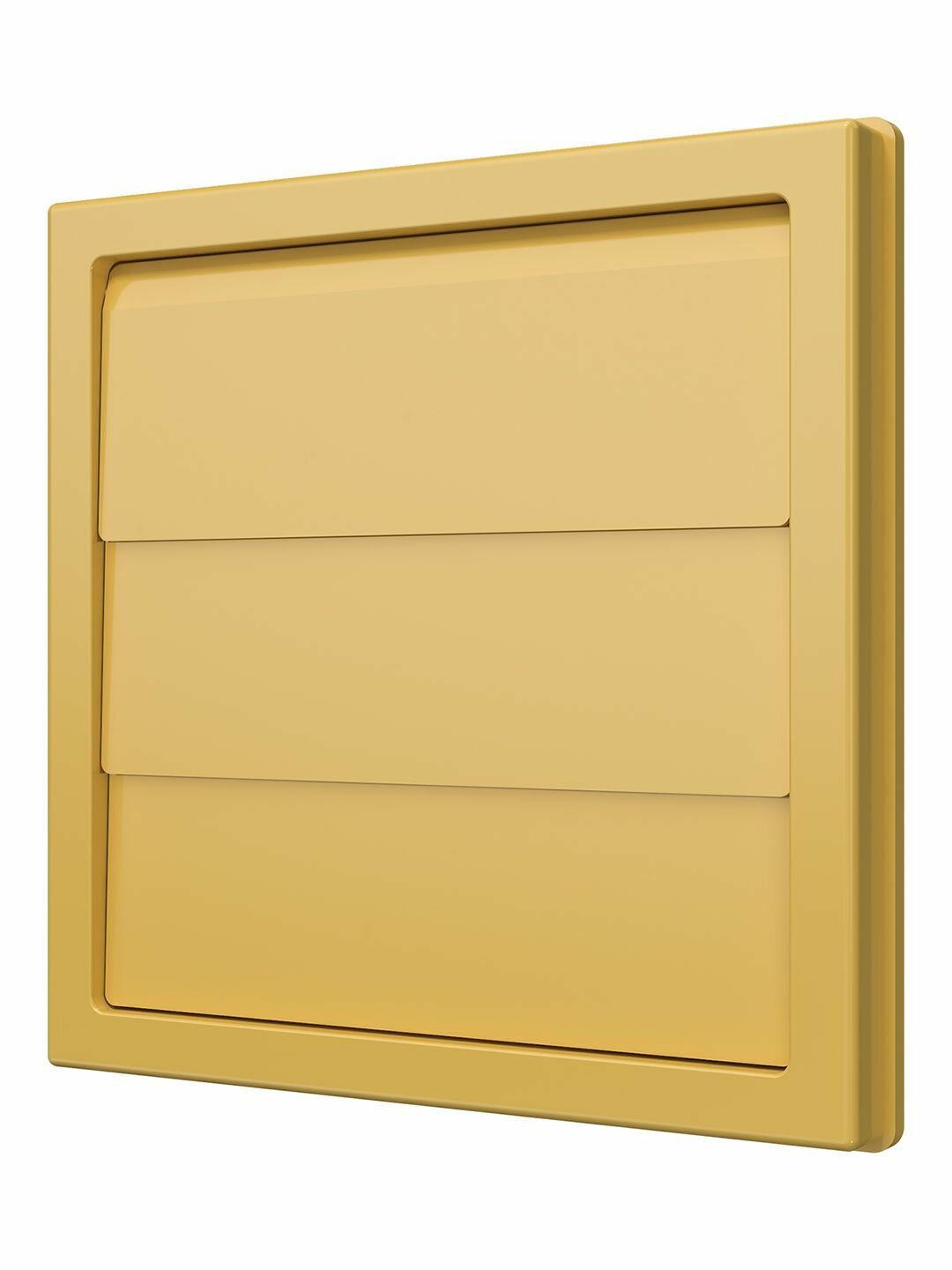 Выход стенной КФ фланец D100 жалюзи 150мм x150мм ASA Beige ERA