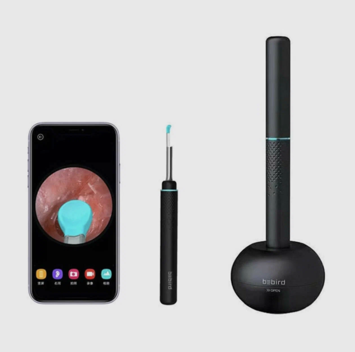 Ушная палочка Bebird Smart Visual Ear Rod M9 Pro, черная, CN