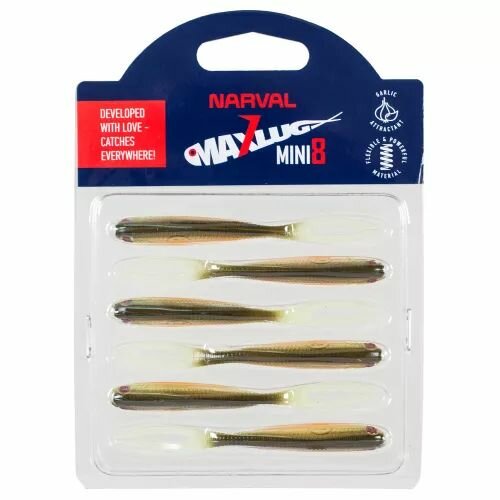 Силиконовая приманка Narval Maxlug Mini 8см. #049 6шт.