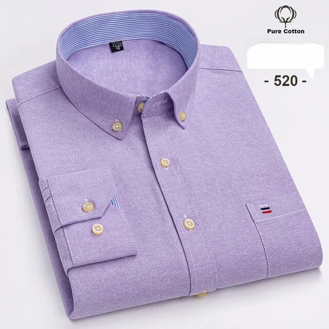 Белые рубашки из хлопка 7XL