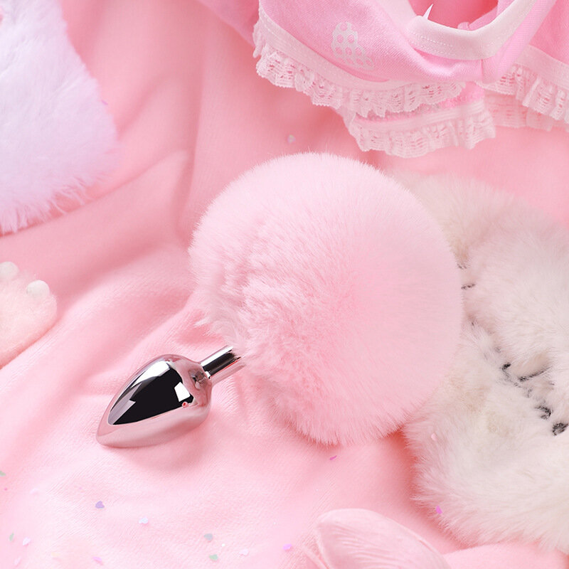 Мини-анальная пробка SM с хвостом лисы, анальная стимуляция, анальное расширение, тренировочный реквизит, товары для секса для взрослых