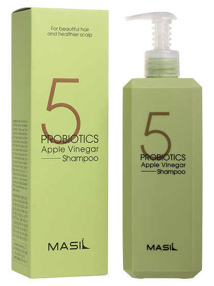 Шампунь Masil 5 PROBIOTICS APPLE VINEGAR SHAMPOO, от перхоти с яблочным уксусом, 500 мл
