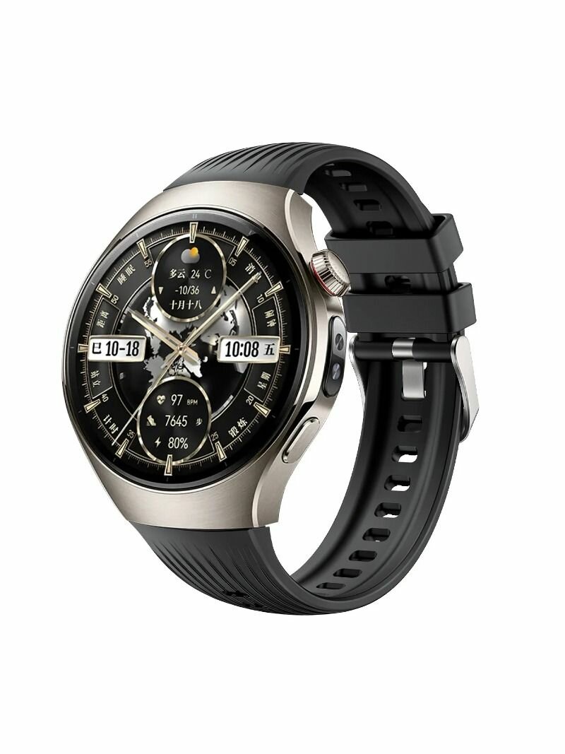Силиконовый для Huawei Watch 5 46mm Мягкий резиновый браслет для Huawei Watch 5 46mm