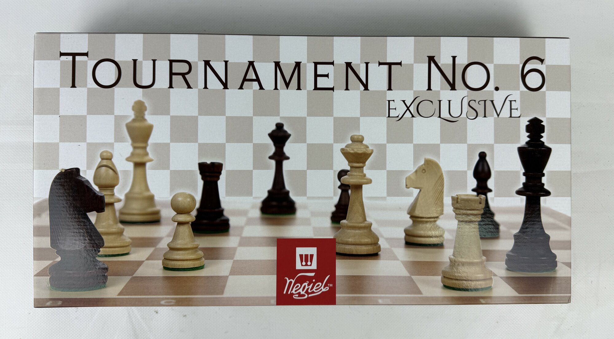 Большие деревянные шахматы с утяжелителем Турнирные №6 / Tournament №6 Exclusive (Польша) (Wegiel)