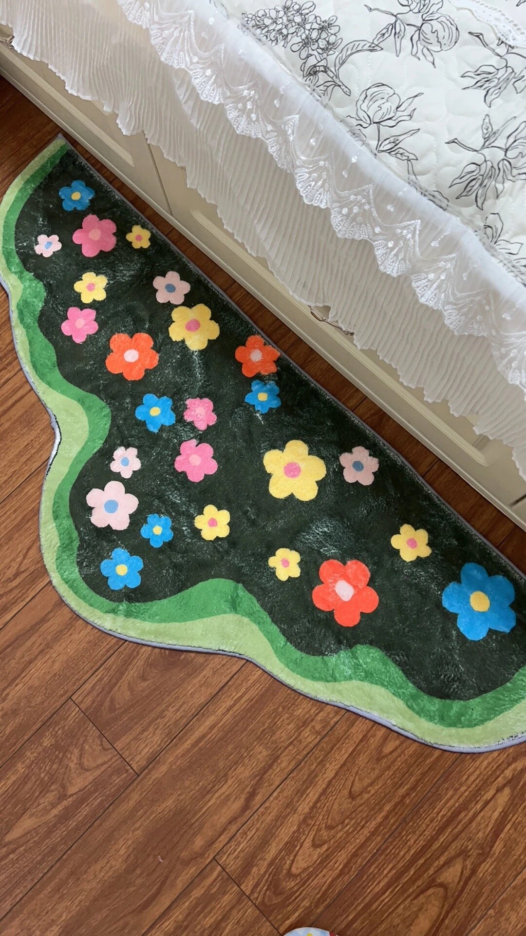 60x120 см, Ковер с цветочным рисунком из мха, мягкий ковер, нескользящий, прикроватный коврик