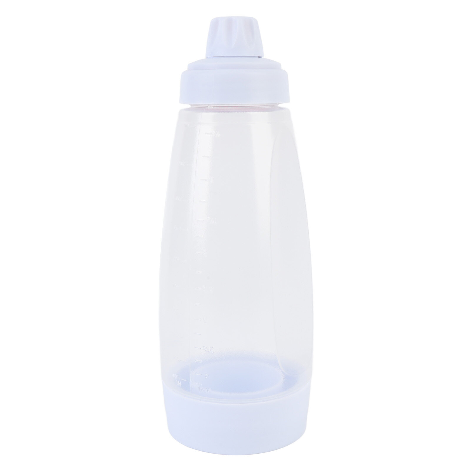 Бутылка для смешивания теста Pancake с дозировкой, шариком для смешивания и металлической венчиком, инструмент для выпечки, сжимной шейкер для кухни, объем 1000ML, материал PP, силикон и нержавеющая сталь 304, размер approx. 275x95x95mm, вес approx.