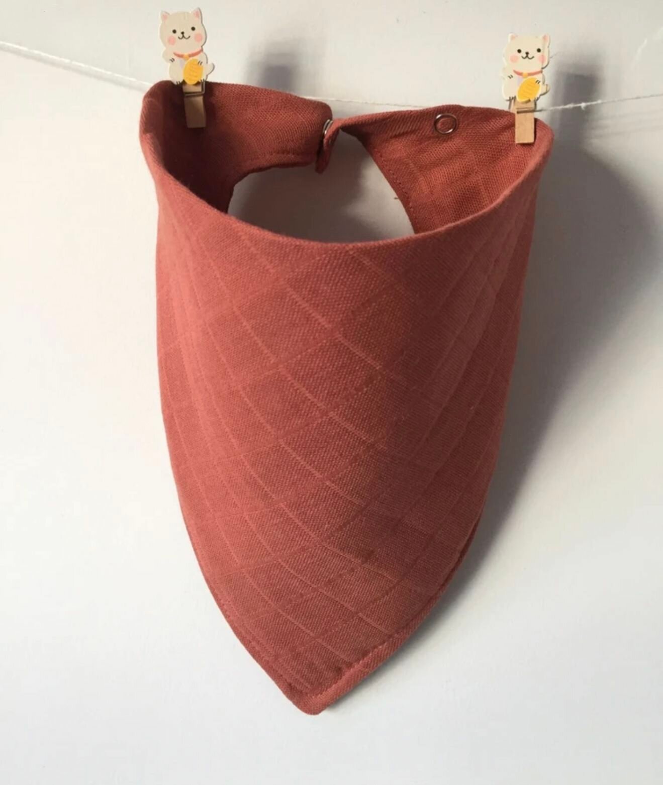 Нагрудник муслиновый, слюнявчик из муслина