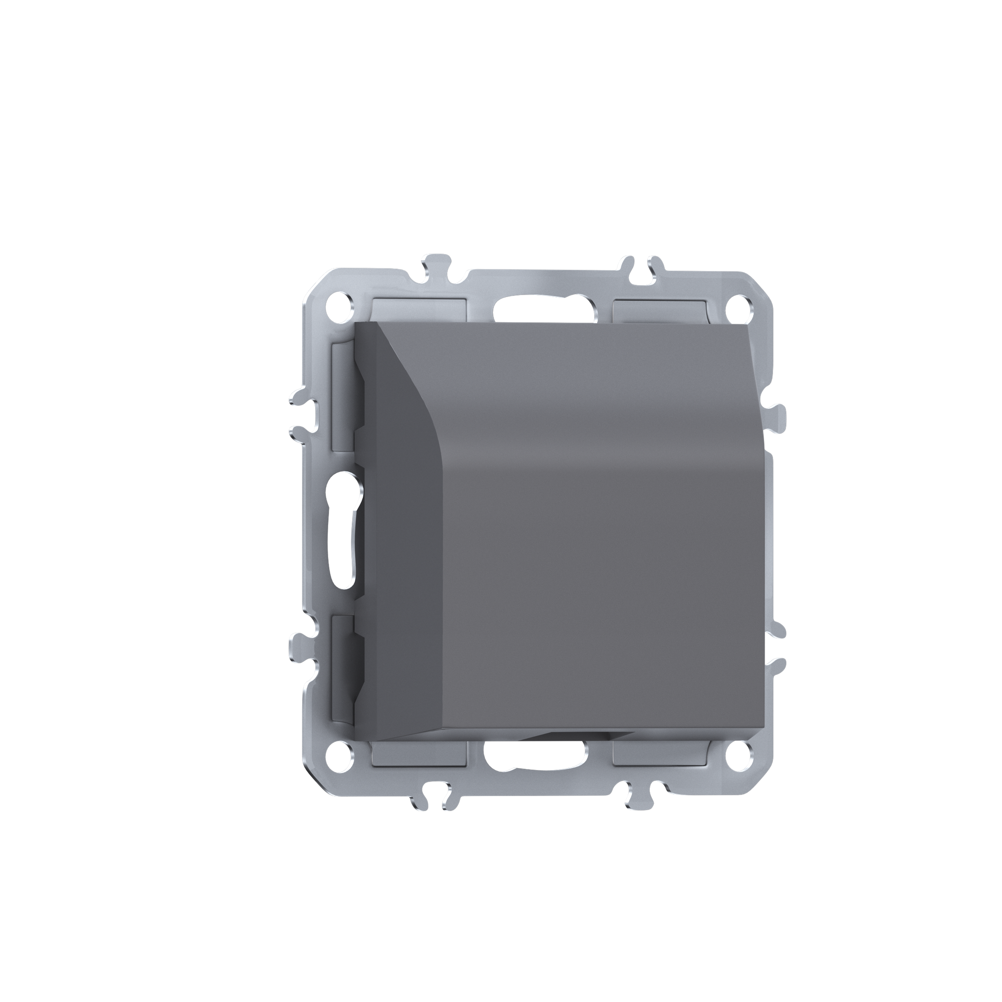 Кабельный вывод с защитой от натяжения, цвет матовый серый, серия A07, Donel