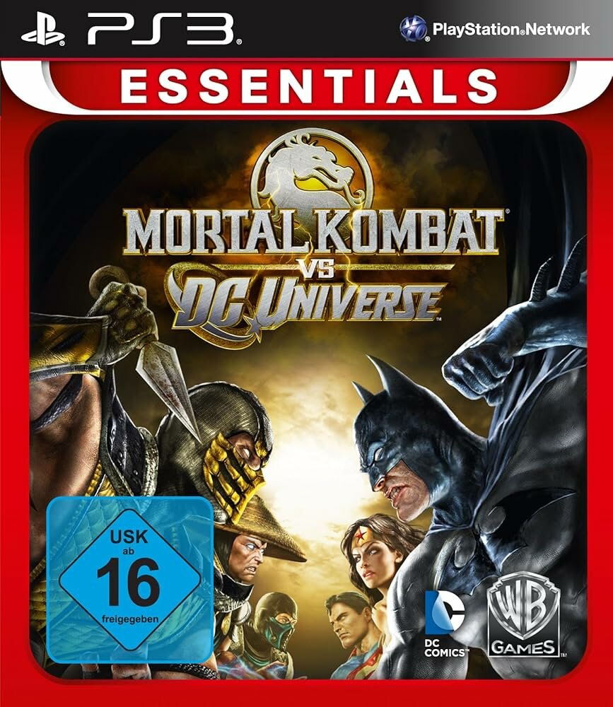 Видеоигра Mortal Kombat vs DC Universe. Издание на диске. Английская версия на ps3.
