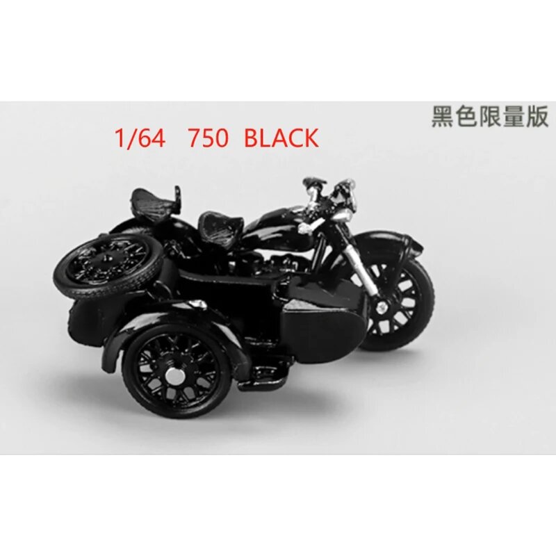 HYINUO 1/64 металлический мотоцикл Perka Черный, a