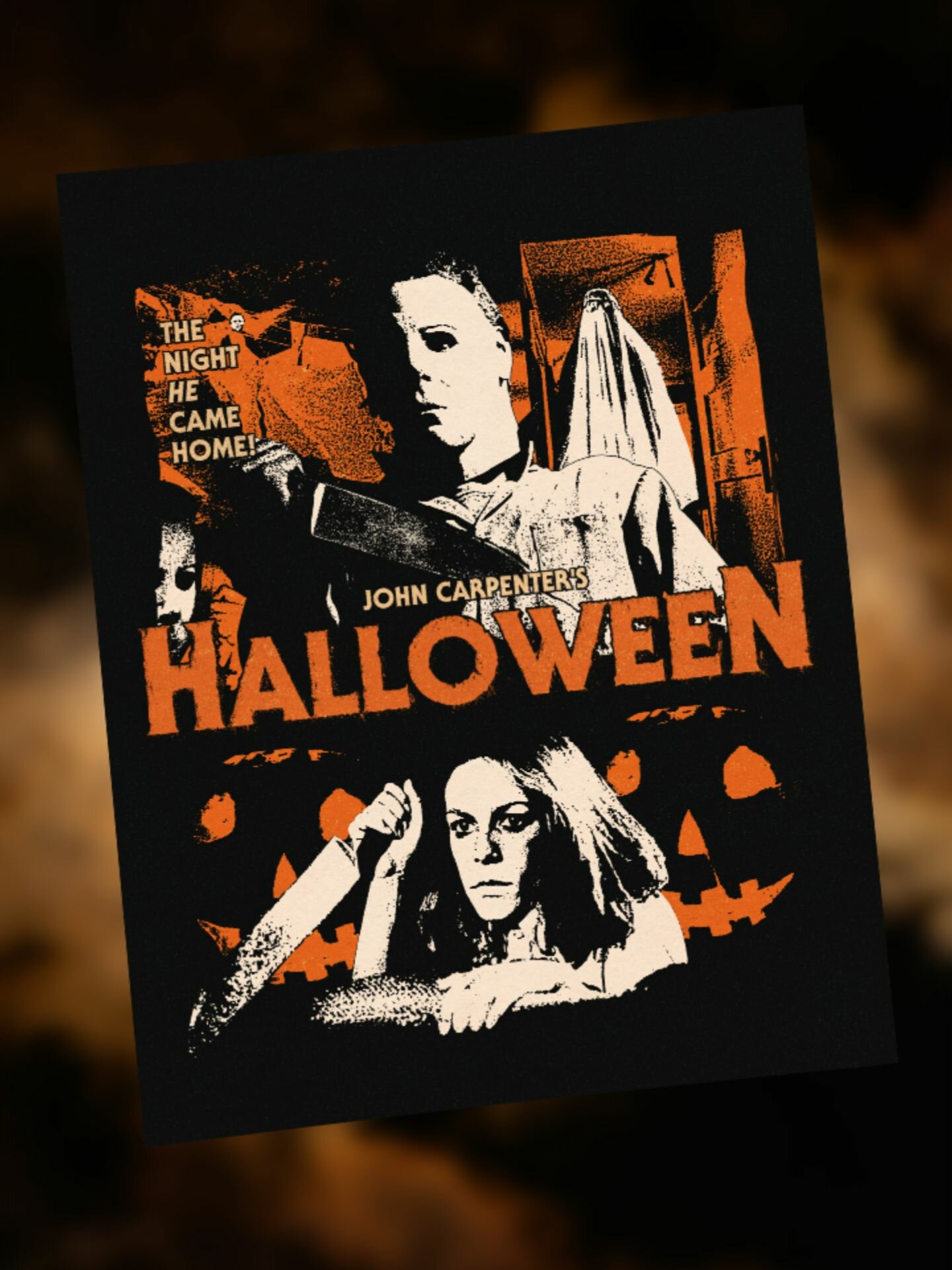 Постер pinterest "Хэллоуин", 29.7х42см, А3, глянцевый