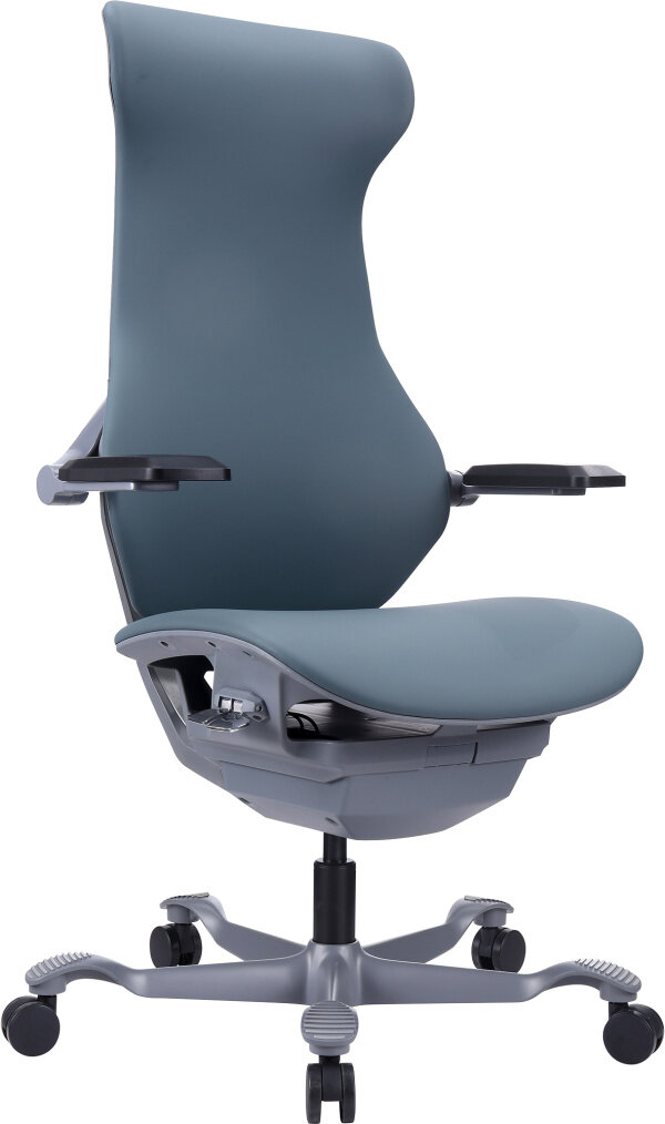 Кресло руководителя Everprof Atom Black Экокожа Черный