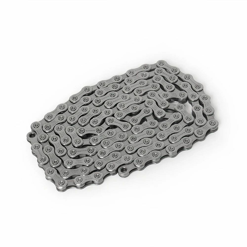 Цепь для велосипеда SHIMANO CN-HG95 10 скоростей 116 звеньев надежная и долговечная для шоссейных и горных велосипедов