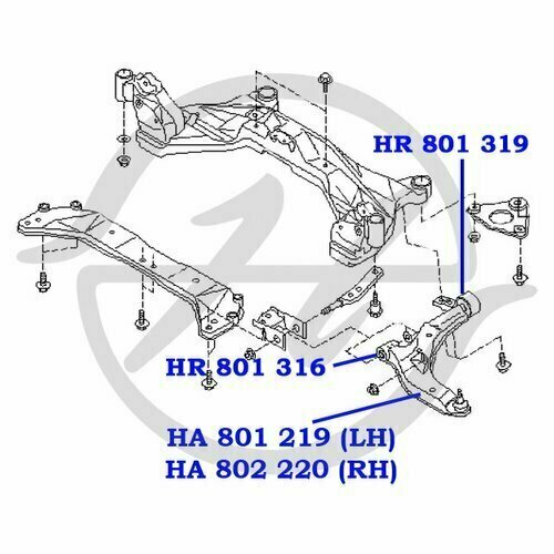Рычаг подвески Hanse hr801319